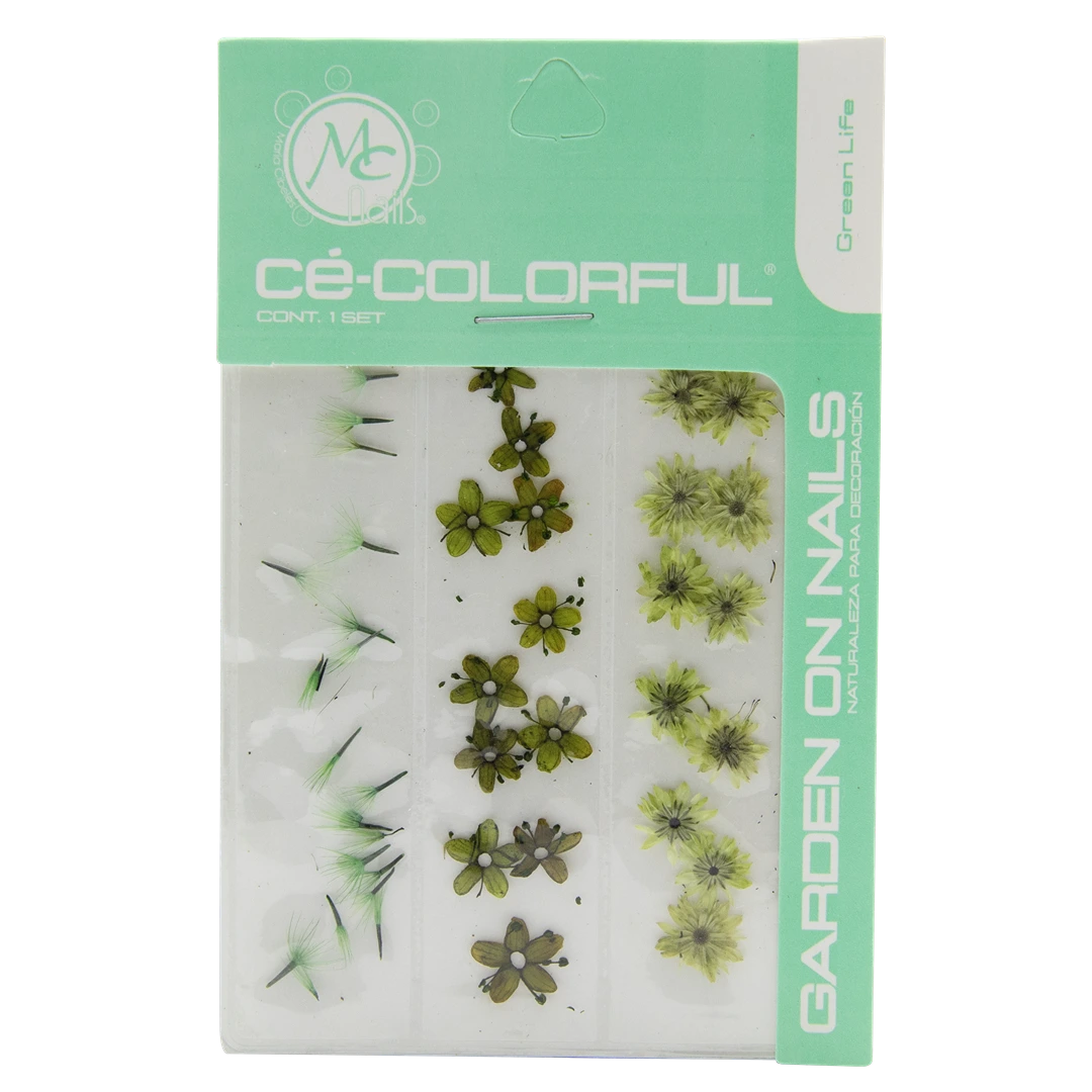 Colorful naturaleza set de 3 mix color: green life – MC NAILS